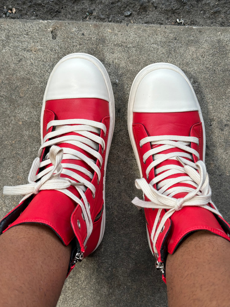 Ricky Sneakers (Red) – The Vanity Affair, LLC.